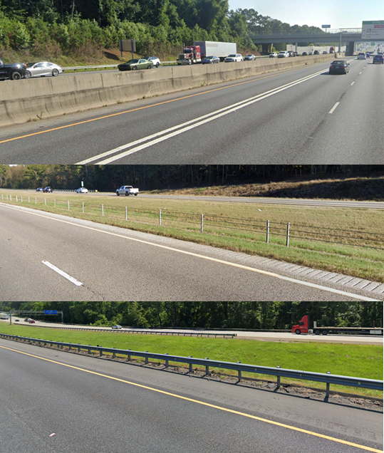 4 - One-way Traffic-way - Divided highways and freeways such as ...